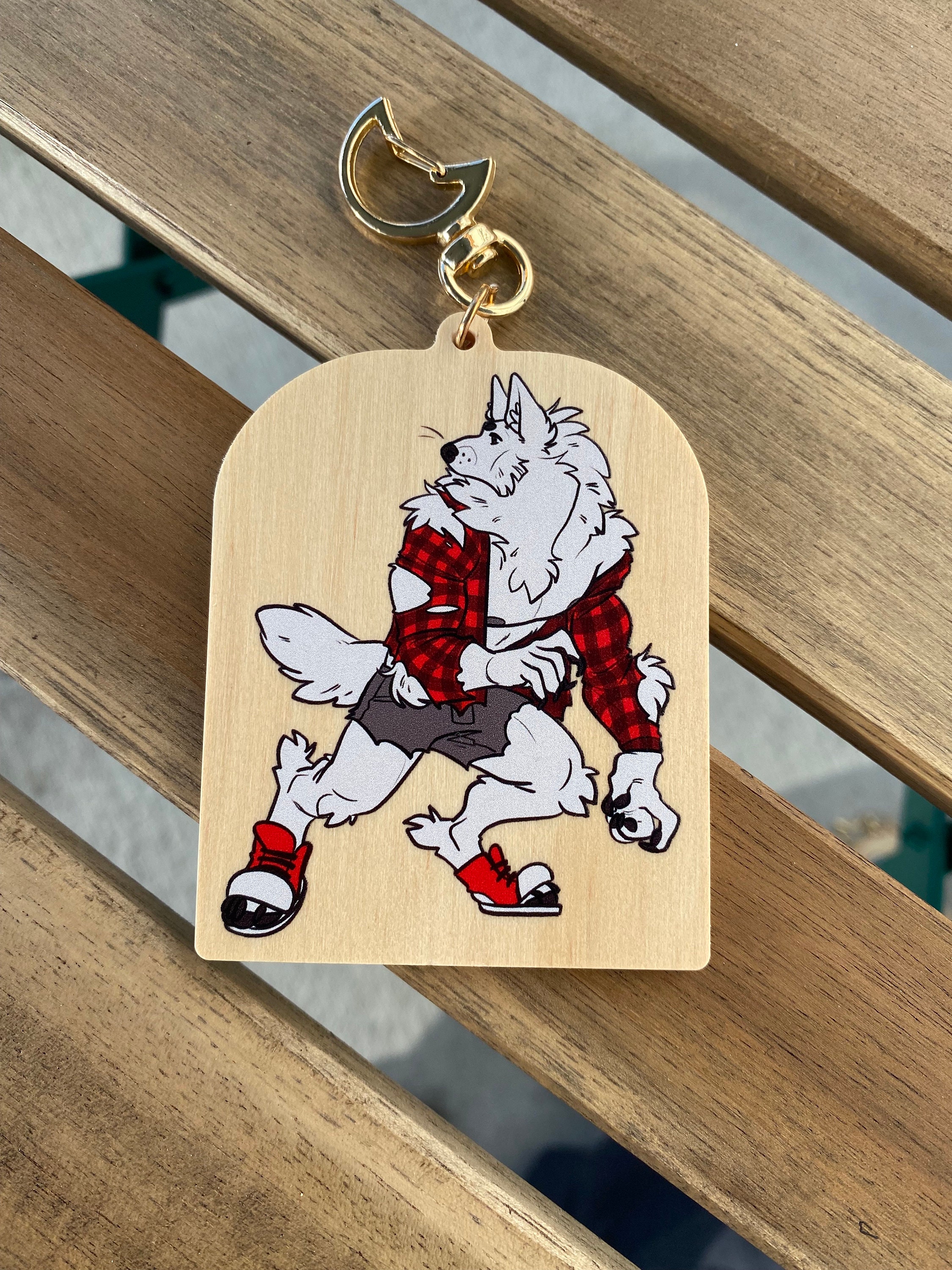 Werewolf Keychain - Etsy
