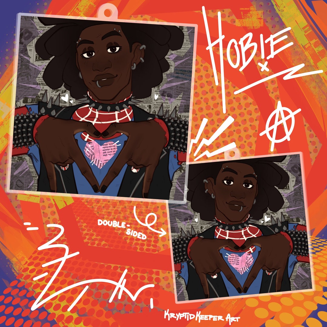 Hobie Spiderverse Keychain - Etsy