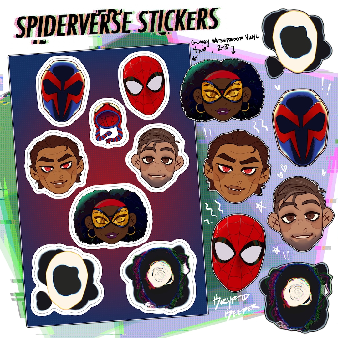 Spiderverse Stickers Batch 2 - Etsy