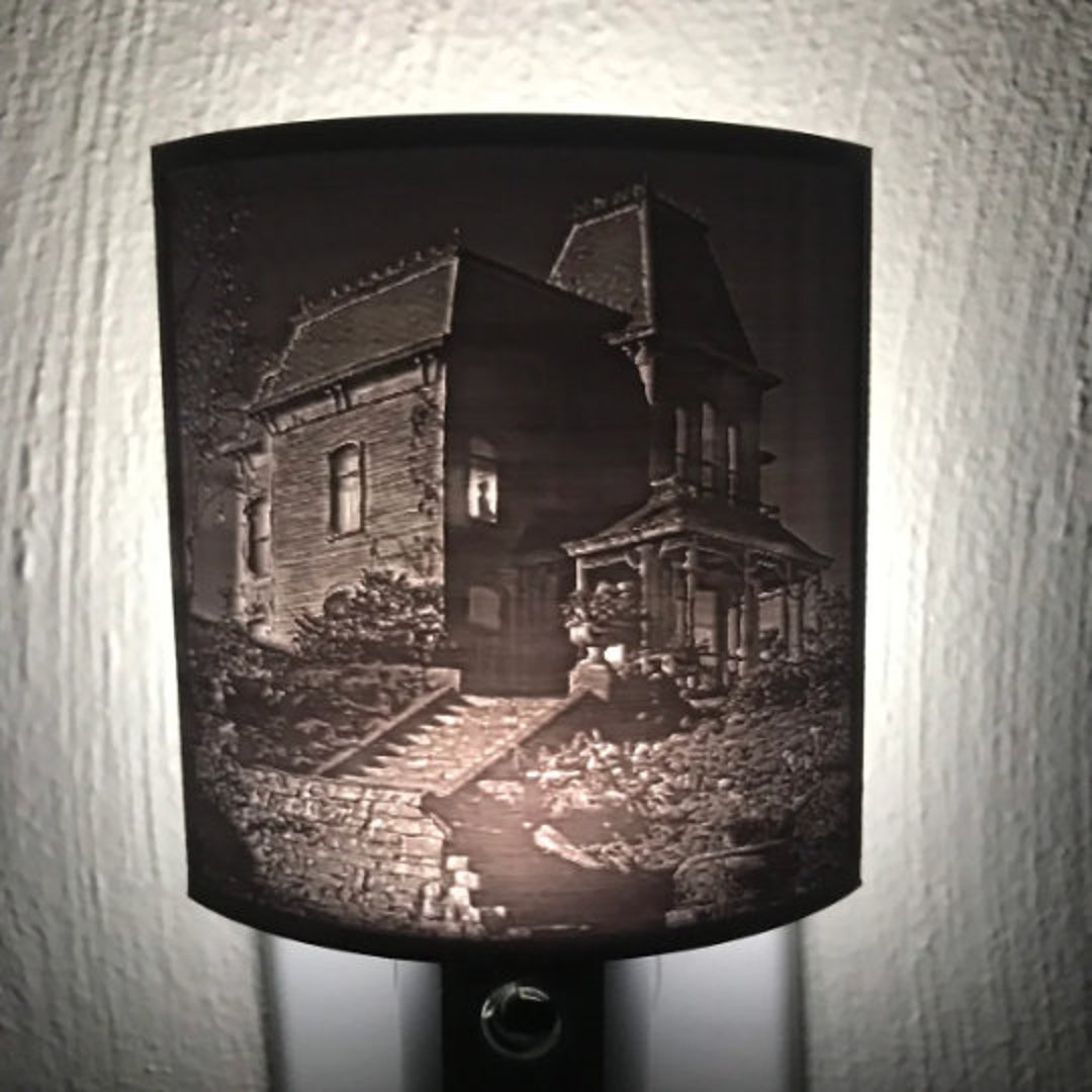 Fright Light Psycho House Lithophane Nightlight - Etsy