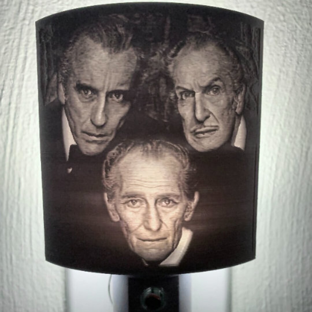Fright Lights Trifecta Nightlight christopher Lee, Vincent Price, Peter ...
