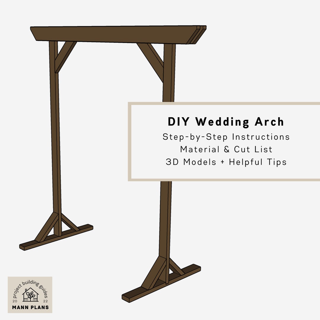 DIY Wedding Arch Project Building Plans (PDF Download) - Etsy
