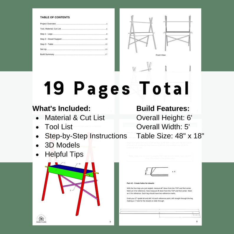 DIY Market Display Building Plans PDF Download - Etsy