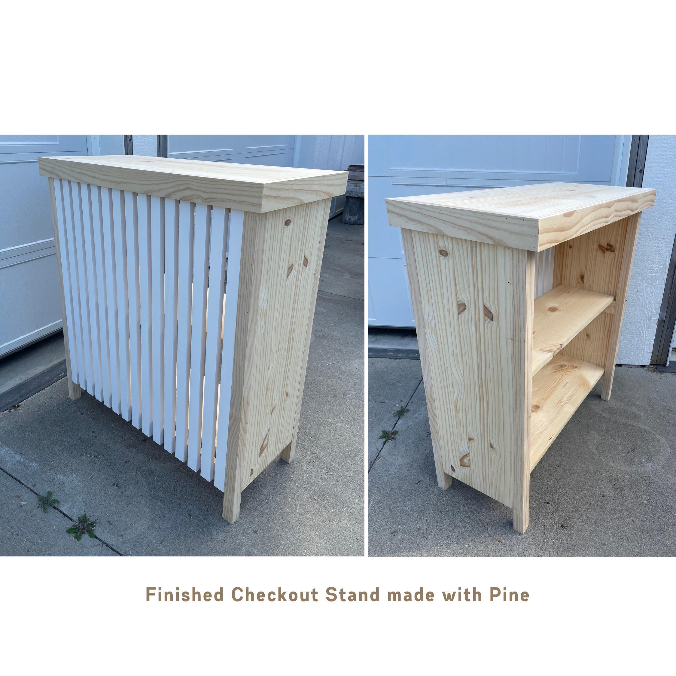 Folding Event Bar | Checkout Stand | Collapsible Coffee Bar (PDF ...