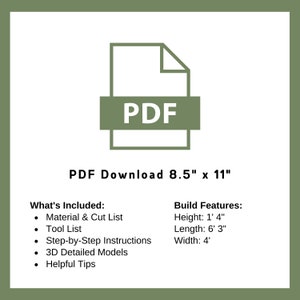 4 X 6 Raised Garden Bed DIY | PDF Download - Etsy