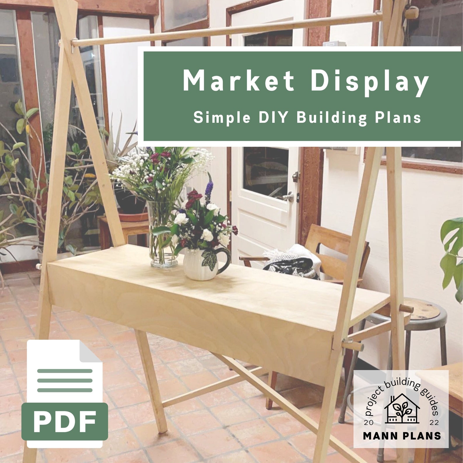 DIY Market Display Building Plans PDF Download - Etsy