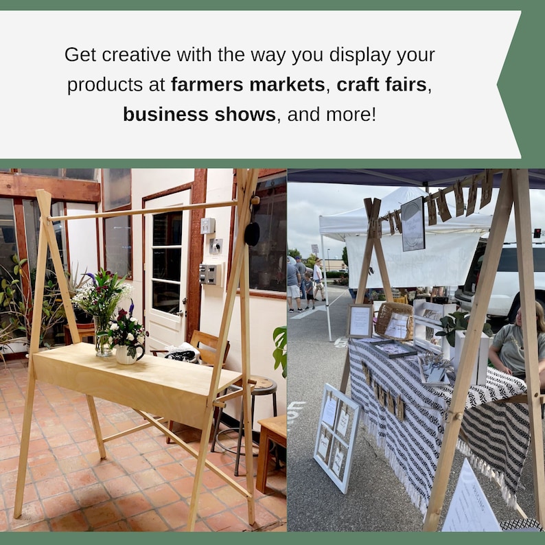 DIY Market Display Building Plans PDF Download - Etsy