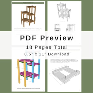 DIY Plant Stand Project Building Plans (PDF Download) - Etsy