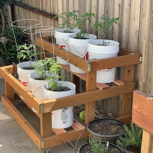 5-gallon Bucket DIY Garden Stand (6 Buckets) | PDF Download - Etsy
