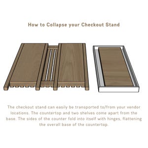 Folding Event Bar | Checkout Stand | Collapsible Coffee Bar (PDF ...
