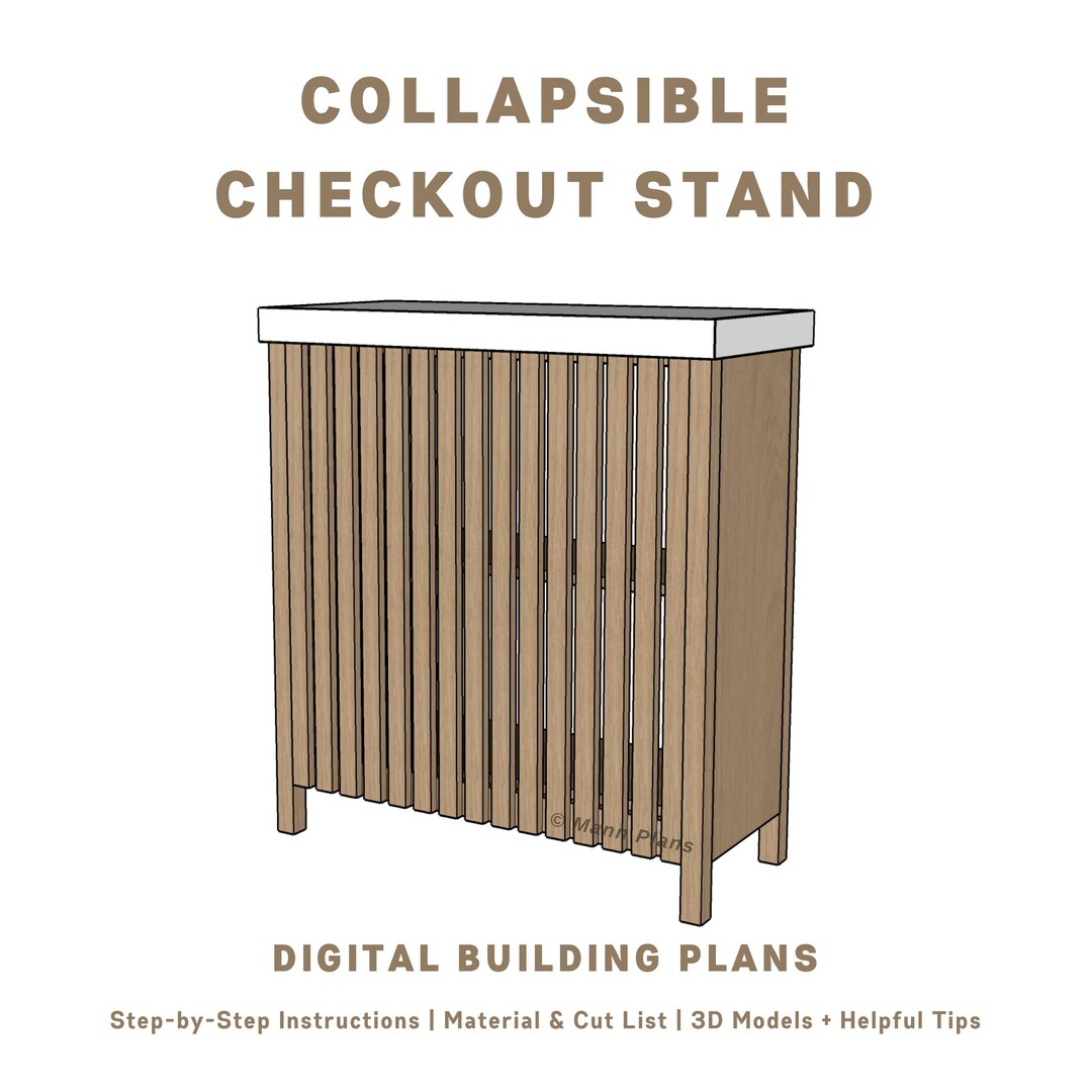 Collapsible Checkout Stand | Folding Coffee Bar | Foldable Event Bar ...