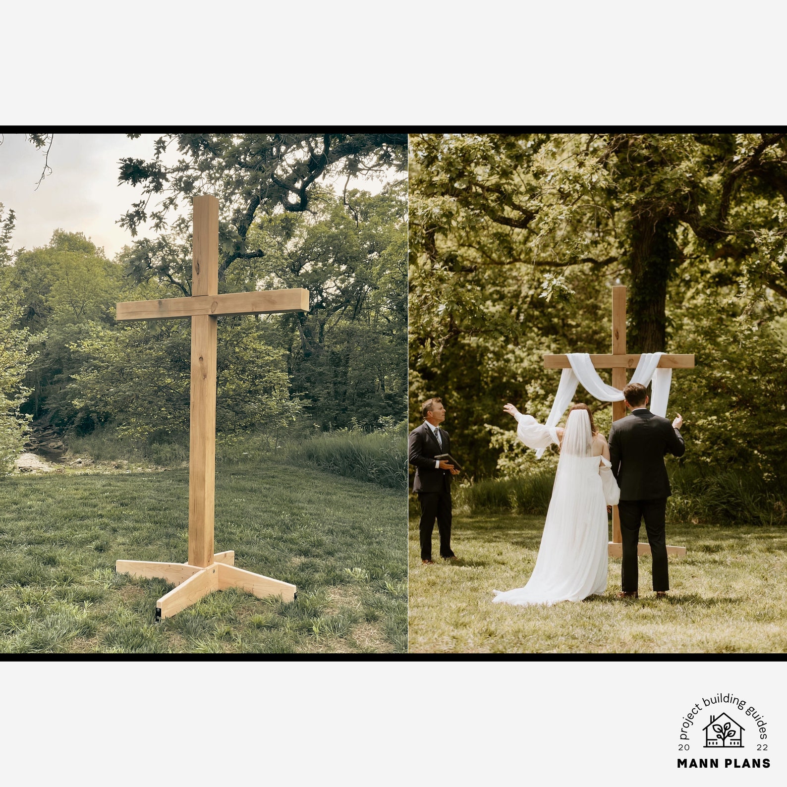 DIY Wedding Cross Wooden Ceremony Alter PDF Building Plans - Etsy