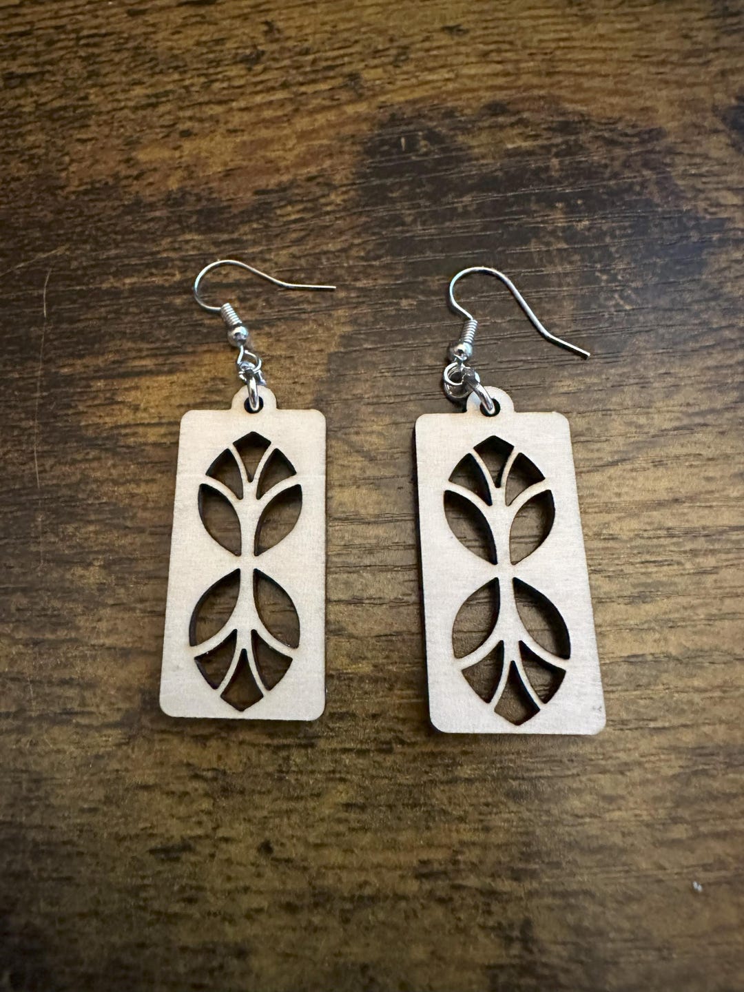 Custom Laser Cut and Engraved Earrings Tall Tree of Life Earring - Etsy