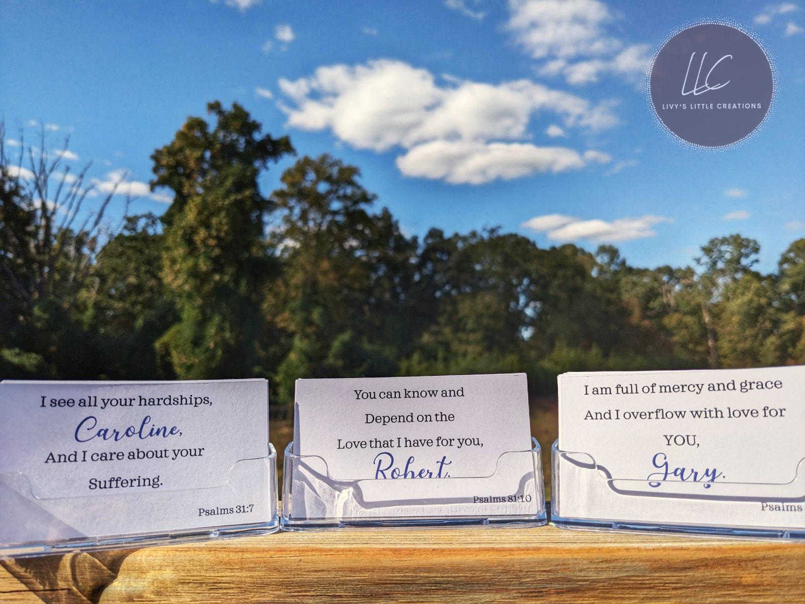 Personalized Scripture Cards - Etsy