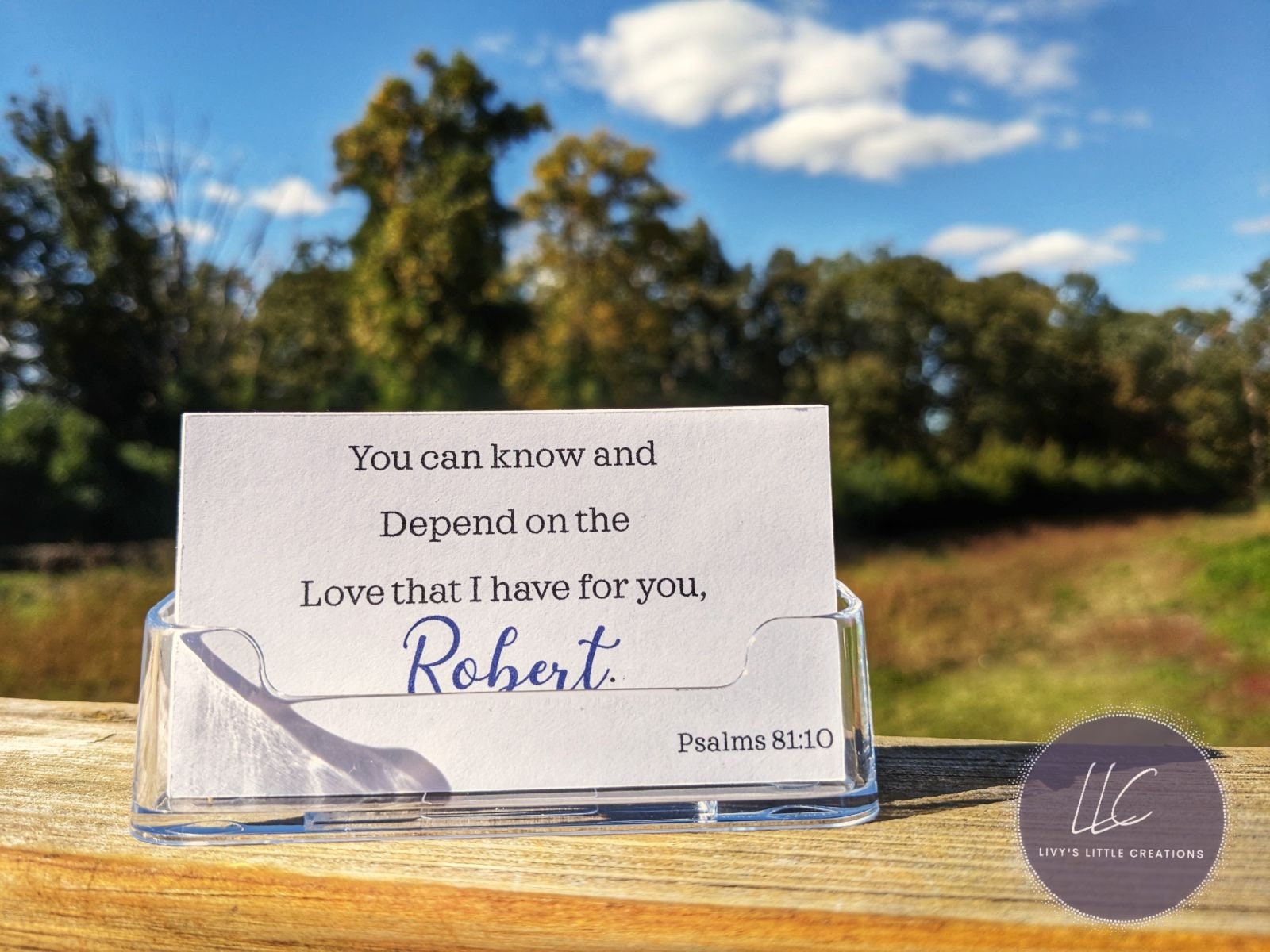 Personalized Scripture Cards - Etsy