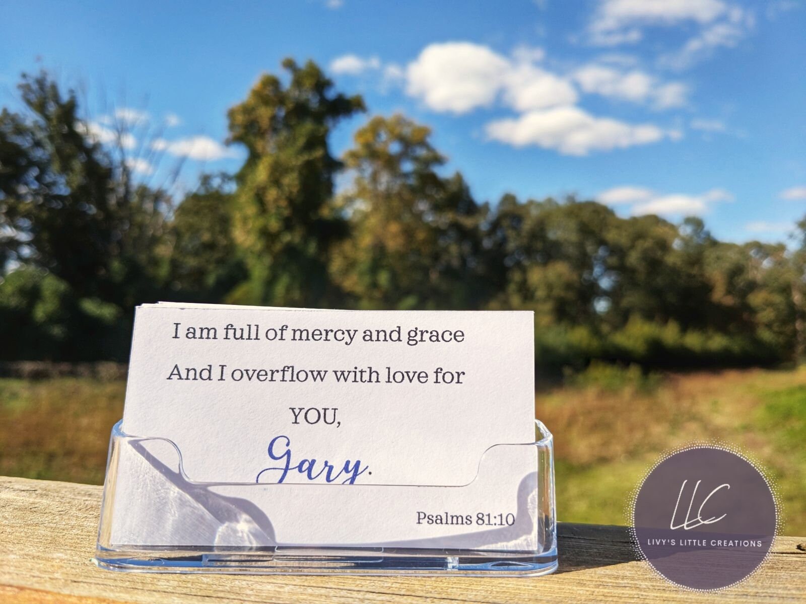 Personalized Scripture Cards - Etsy