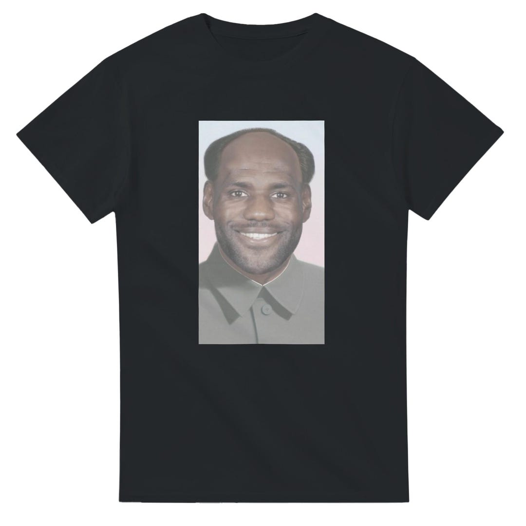 Lebron James Meme Kim Un Bron Heavyweight Unisex Crewneck T-shirt ...
