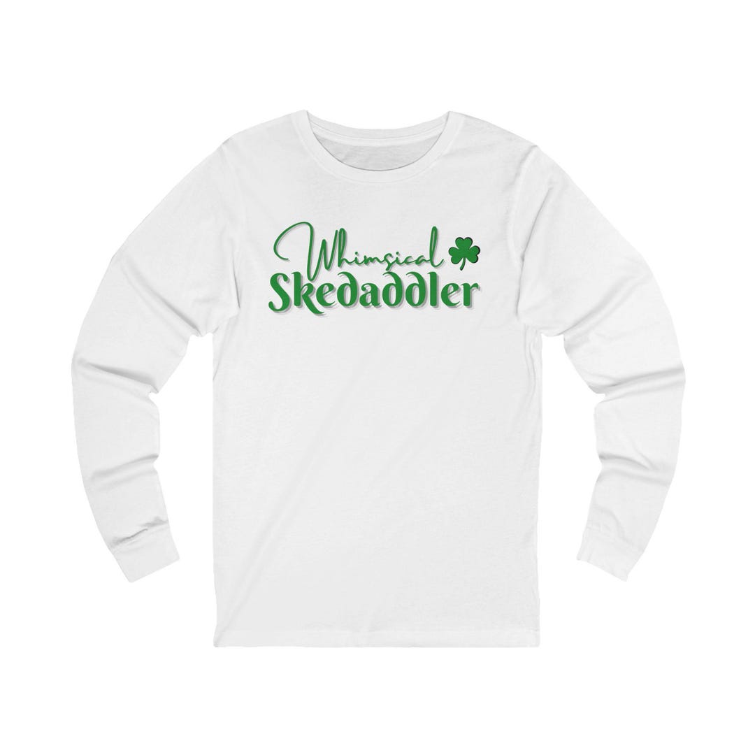 Long Sleeve Tee Whimsical Skedaddler Instagram Trendy Unisex Jersey - Etsy