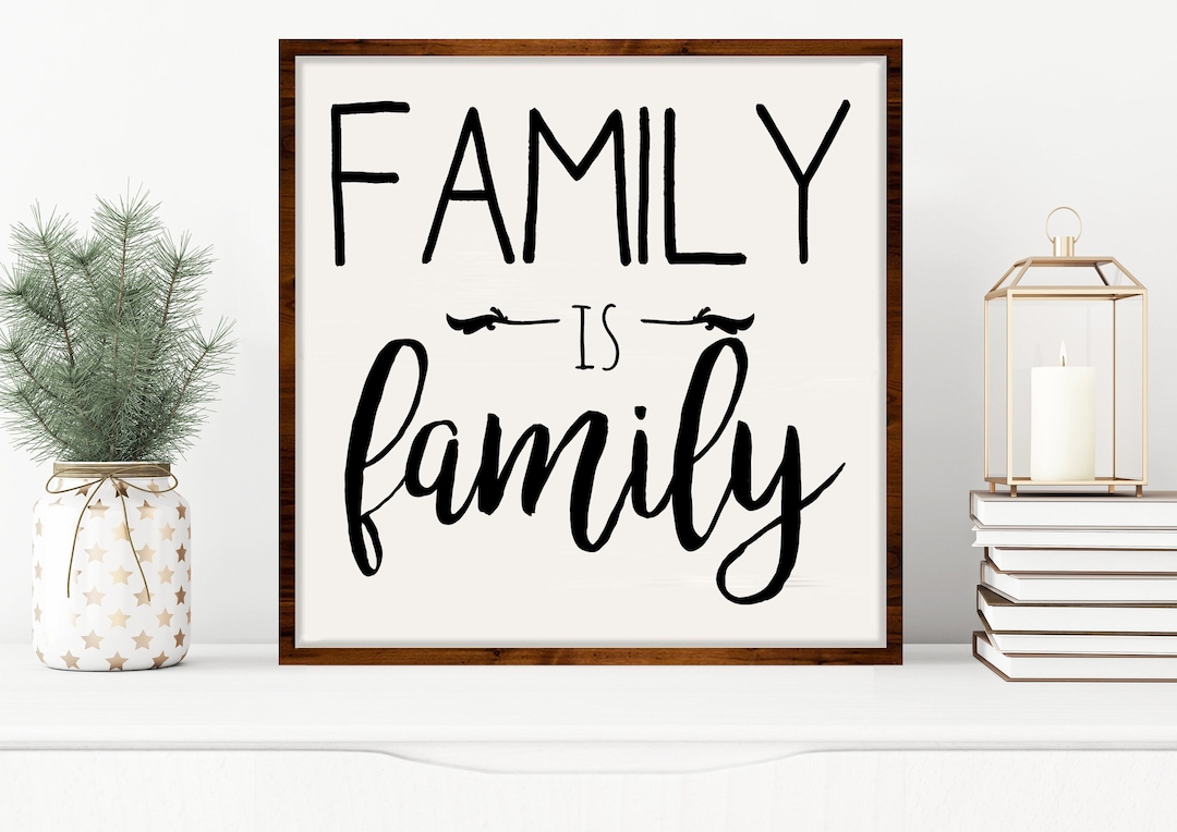 La familia es un letrero de madera familiar un letrero - Etsy México