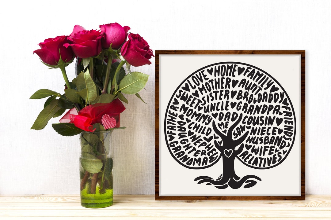 Family Tree, Wood Sign, Custom Wood Sign, Family Sign, Farmhouse ...