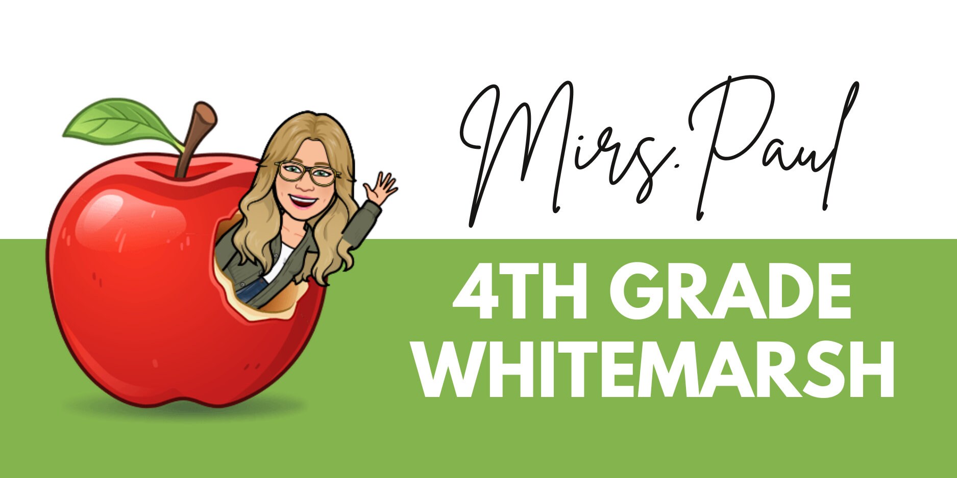 Bitmoji Email Signature for Grade School Teachers - Etsy