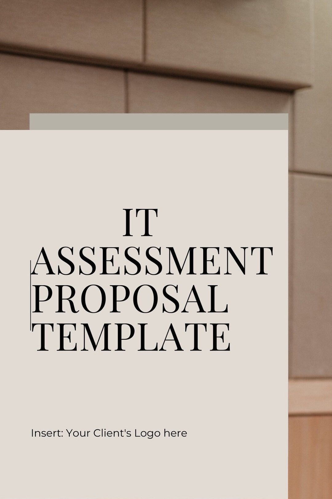 IT Proposal Template - Etsy