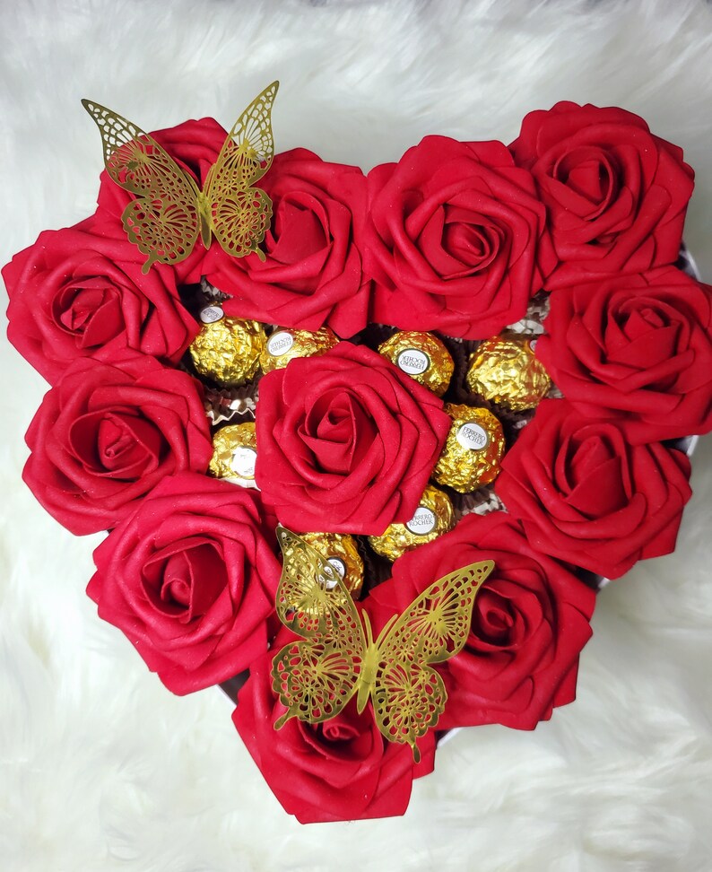 Small Heart Shaped Gift Box - Etsy