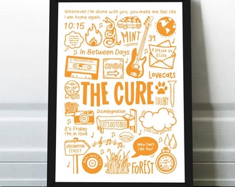 The Cure Poster Tour - Etsy