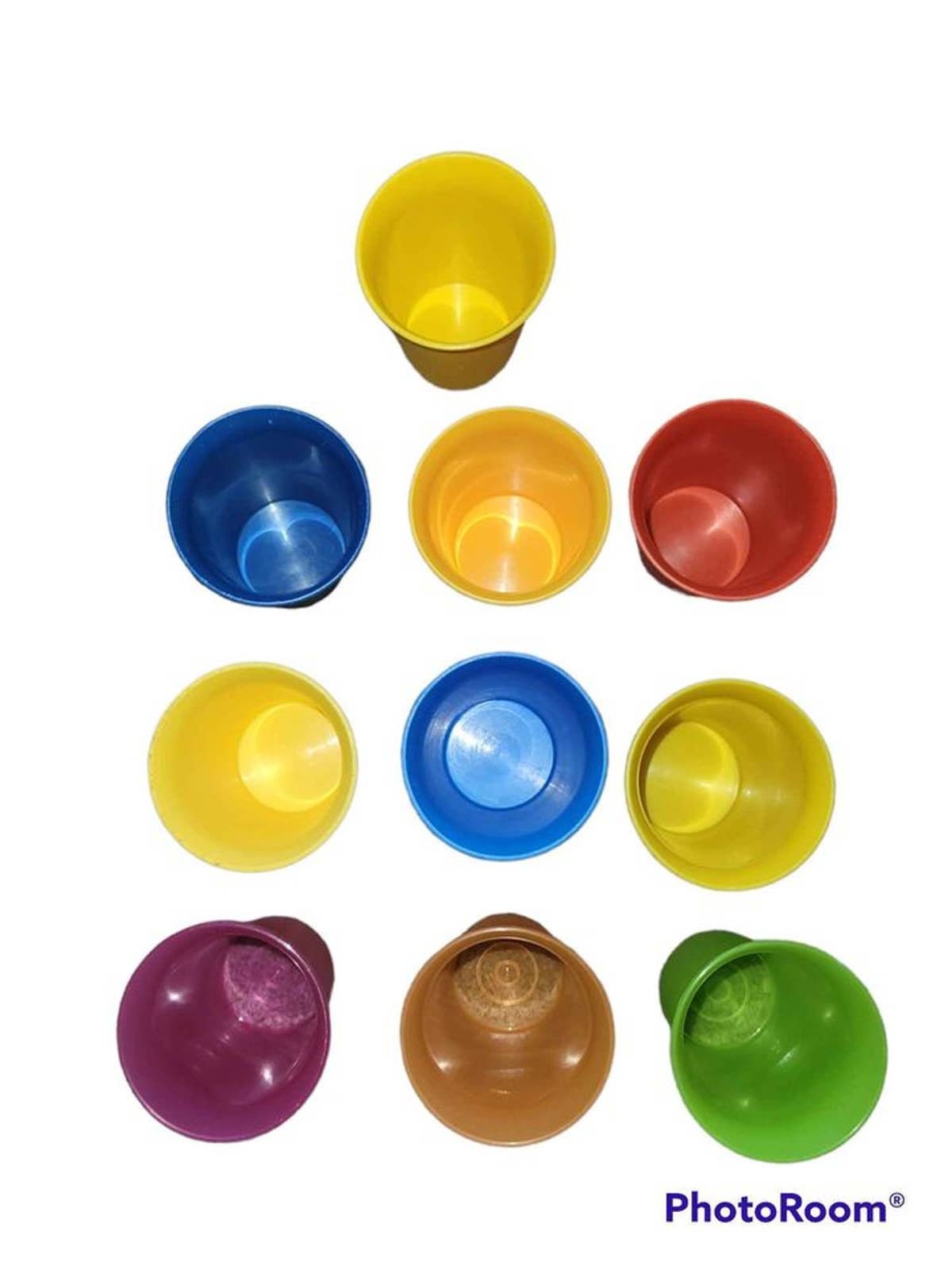 Vintage (10) Tupperware Bell Tumblers With NO LIDS Assorted Colors.. - Etsy