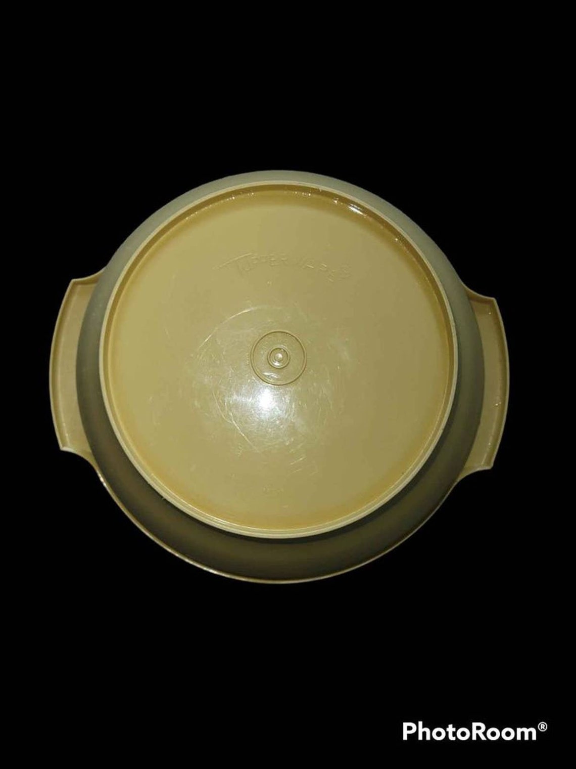 Vintage Tupperware Harvest Gold Serving Bowl - Etsy