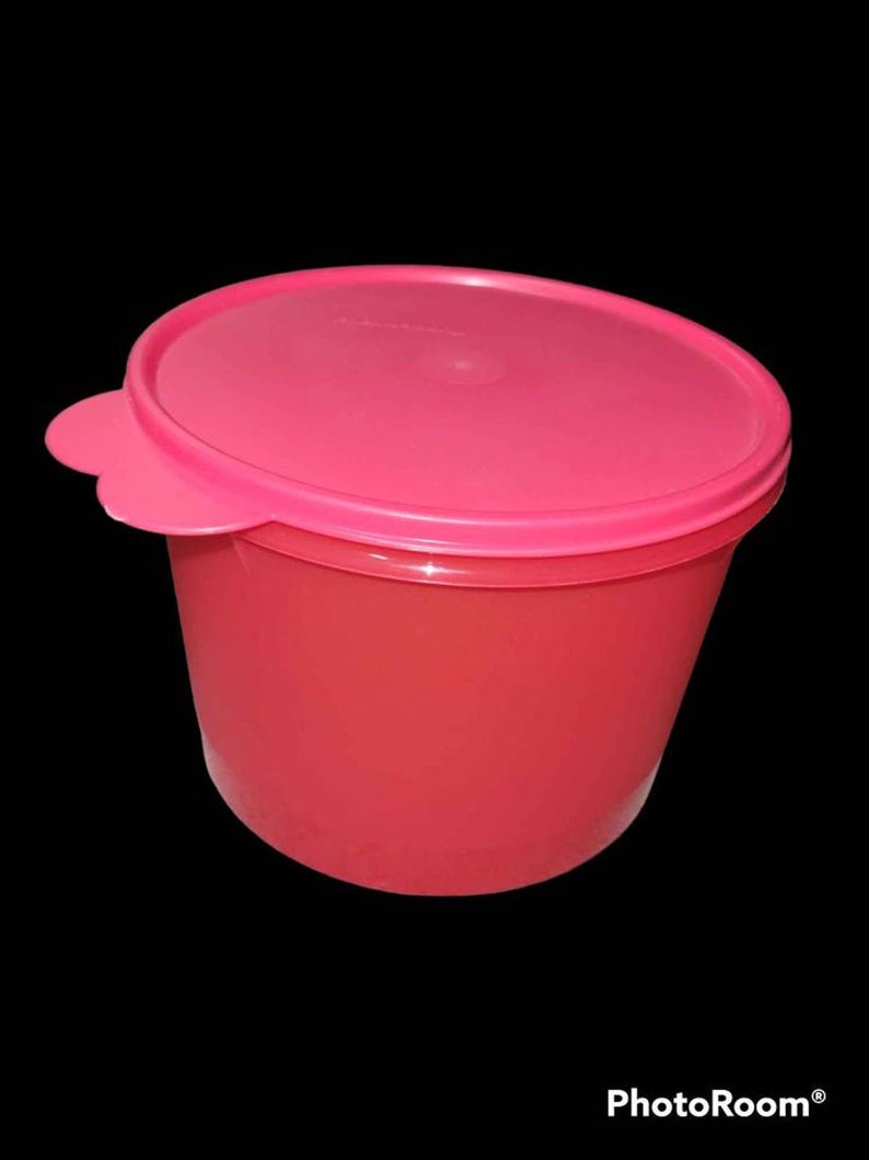 Tupperware (2) Stacking Nesting Storage Canister's Purple and Pink 265 ...