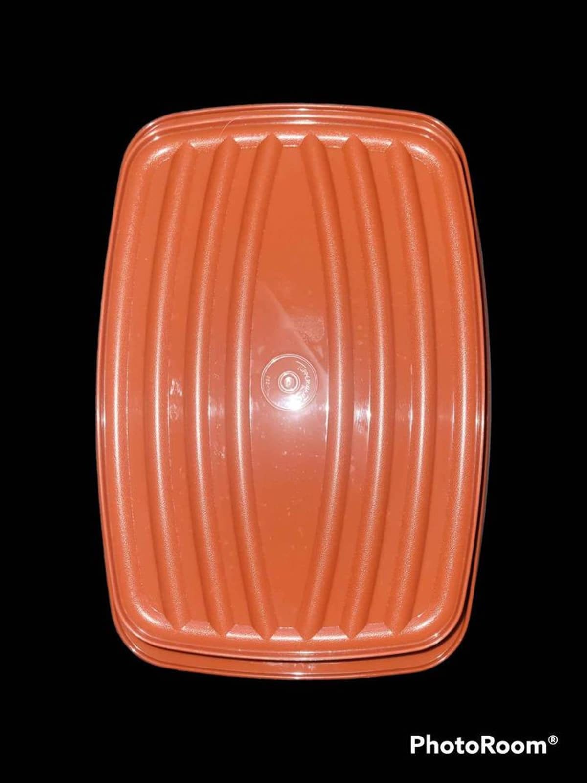 Vintage Tupperware Paprika Econo Saver Meat Ham Roast Container - Etsy