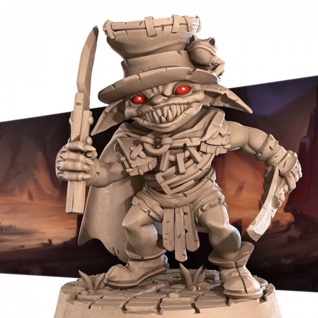 Goblin Rogue Bite the Bullet RPG Fantasy Miniature D&D Pathfinder ...
