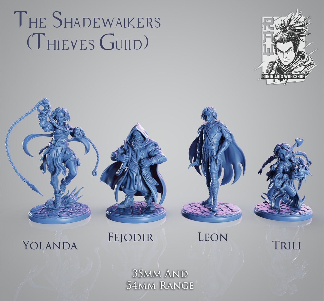 Shadewalkers: Thieves Guild 4 Versions Ronin Arts Workshop RPG Fantasy ...