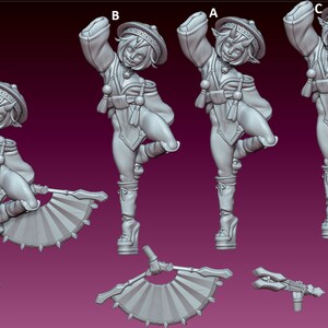 Fuji: the Oni Fan Weilder Oni Assult Gaz Minis RPG Fantasy Miniature D&D Pathfinder Tabletop - Etsy