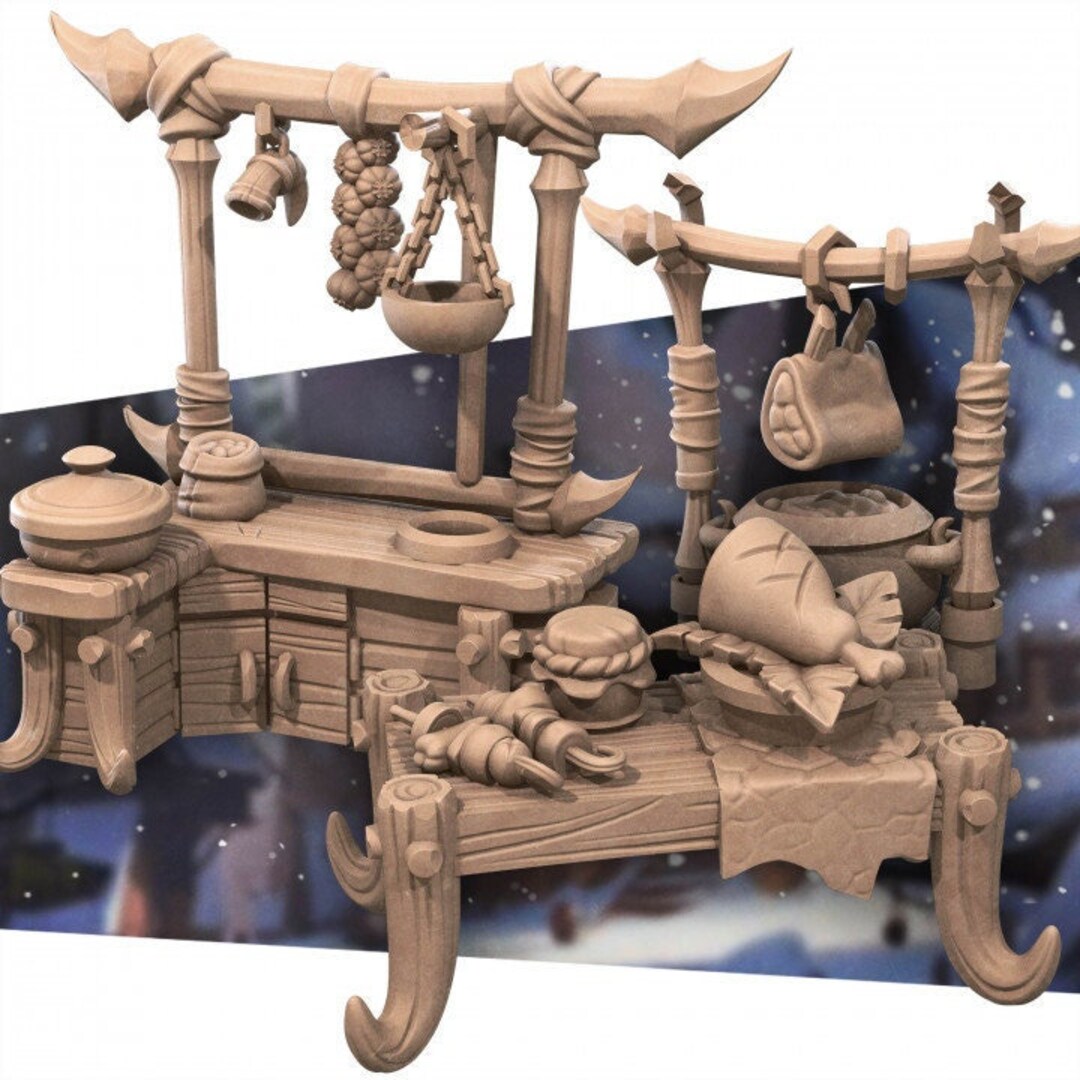 Kitchen Set Bite the Bullet RPG Fantasy Miniature D&D - Etsy