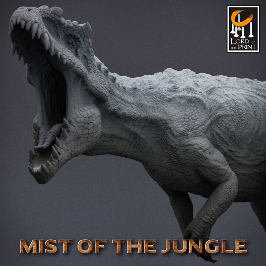 Giganotosaurus Bone Breaker: T Rex Mist of the Jungle Lord of the Print ...