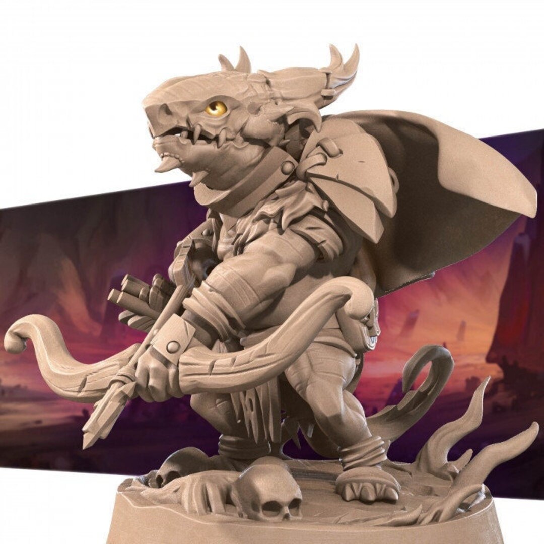 Kobold Ranger Bite the Bullet RPG Fantasy Miniature D&D Pathfinder ...