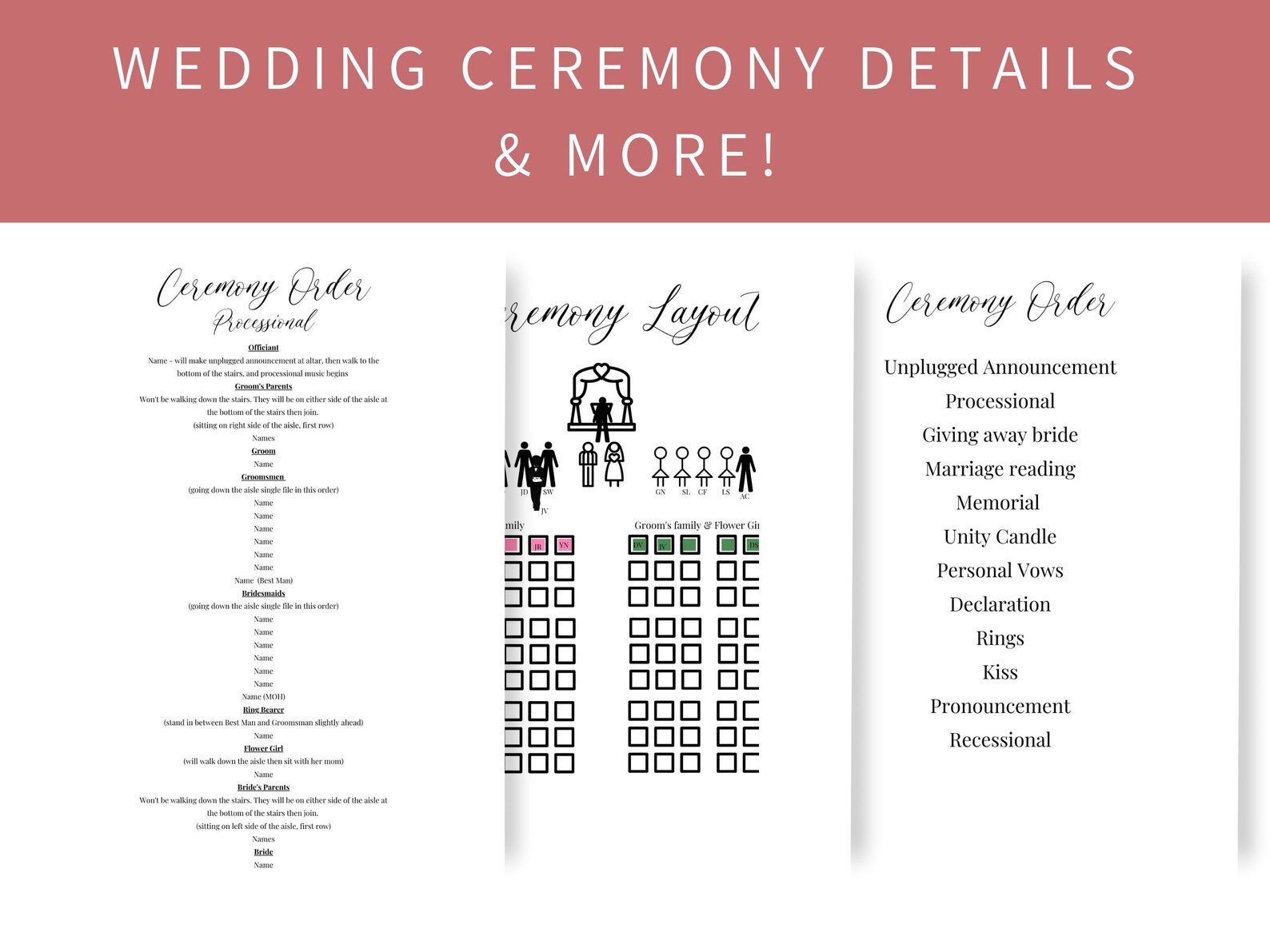 Wedding Binder Template 40 Pages for Bride Canva Printable - Etsy