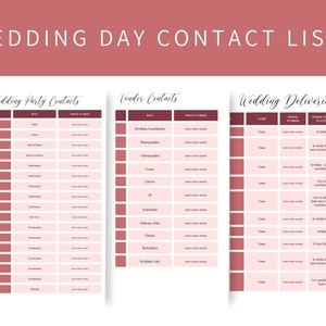 Wedding Binder Template 40+ Pages for Bride, Canva, Printable Editable ...