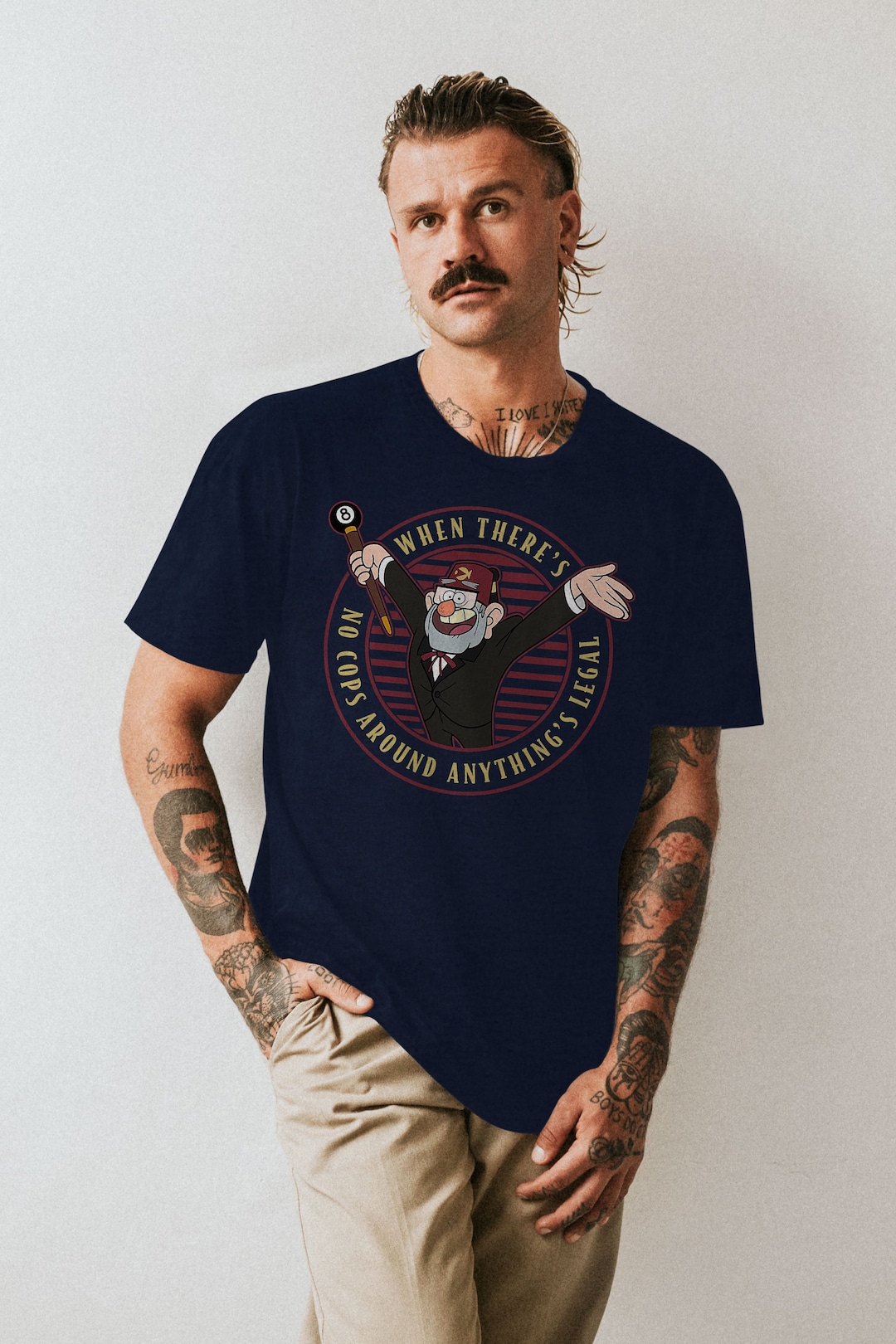 Disney Gravity Falls When There's No Cops Anything's Shirt Walt Disney ...