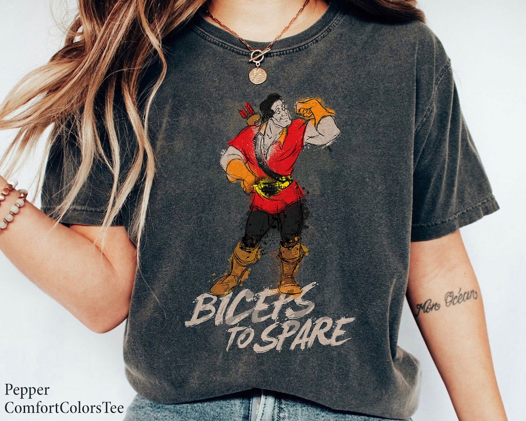 Beauty and the Beast Gaston Biceps to Spare Shirt Walt Disney World ...
