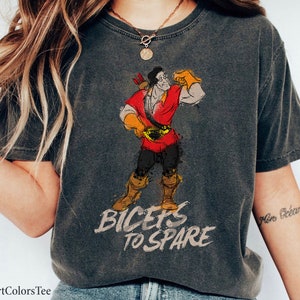 Beauty and the Beast Gaston Biceps to Spare Shirt Walt Disney World ...