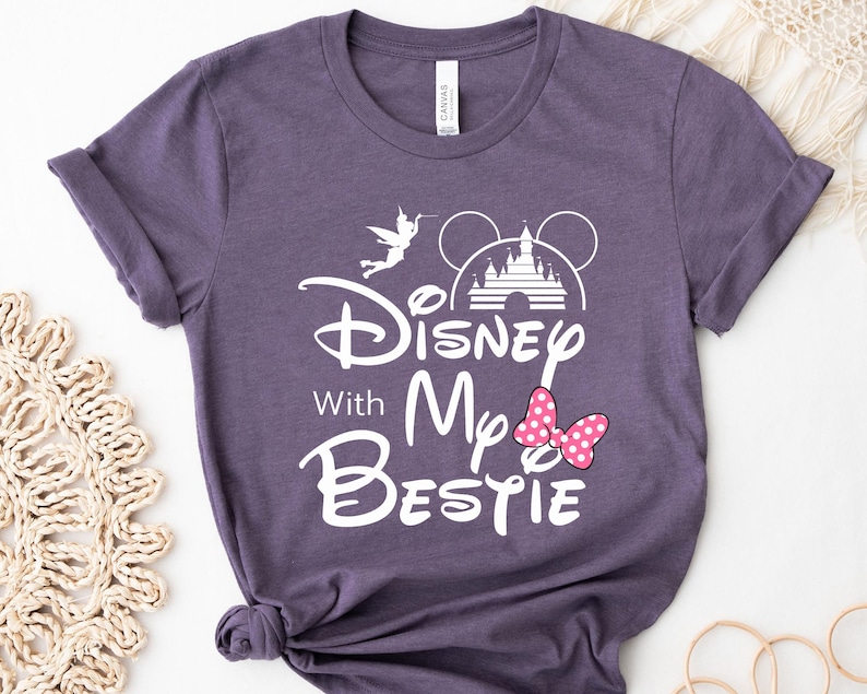 Disney With My Bestie Shirt, Disney Besties Shirt, Disney Best Friend ...