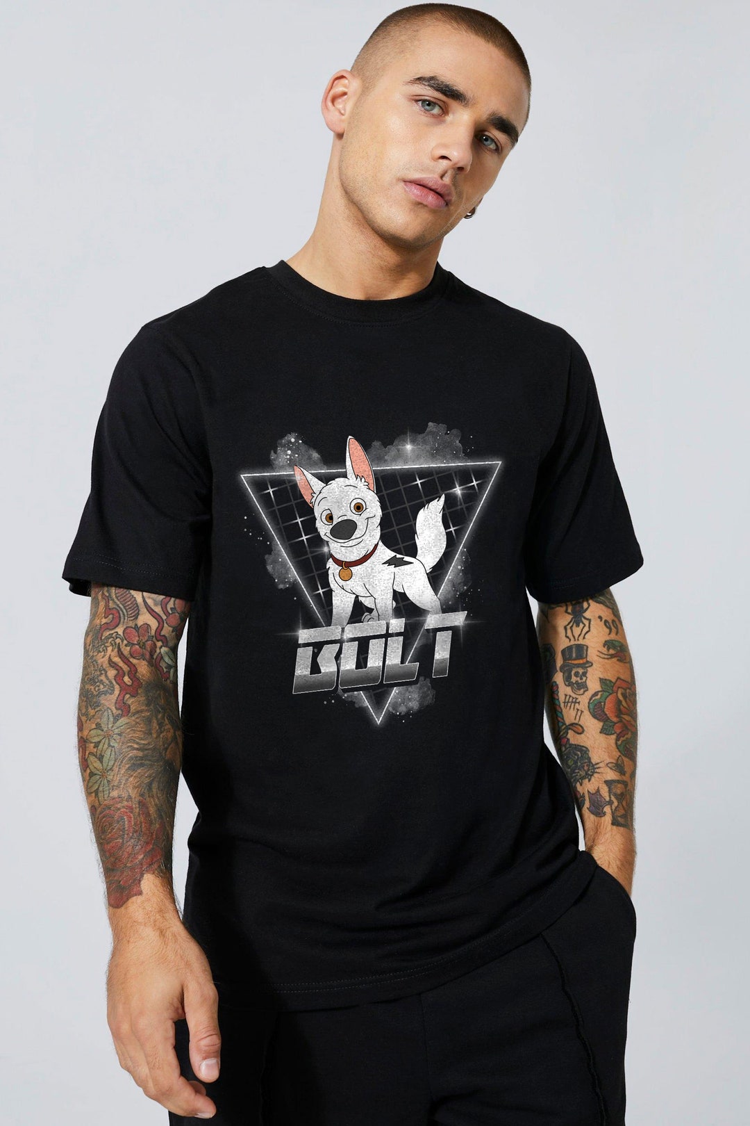 Bolt 90s Retro Disney Dogs Shirt Family Matching Walt Disney World ...