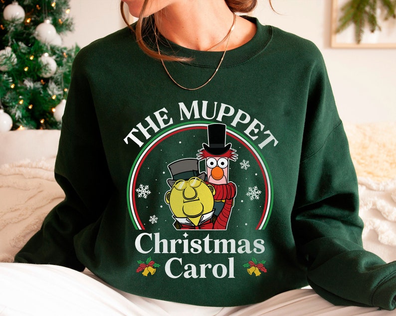 The Muppet Christmas Carol Bunsen Honeydew and Beaker Retro Shirt ...