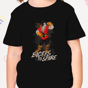 Beauty and the Beast Gaston Biceps to Spare Shirt Walt Disney World ...