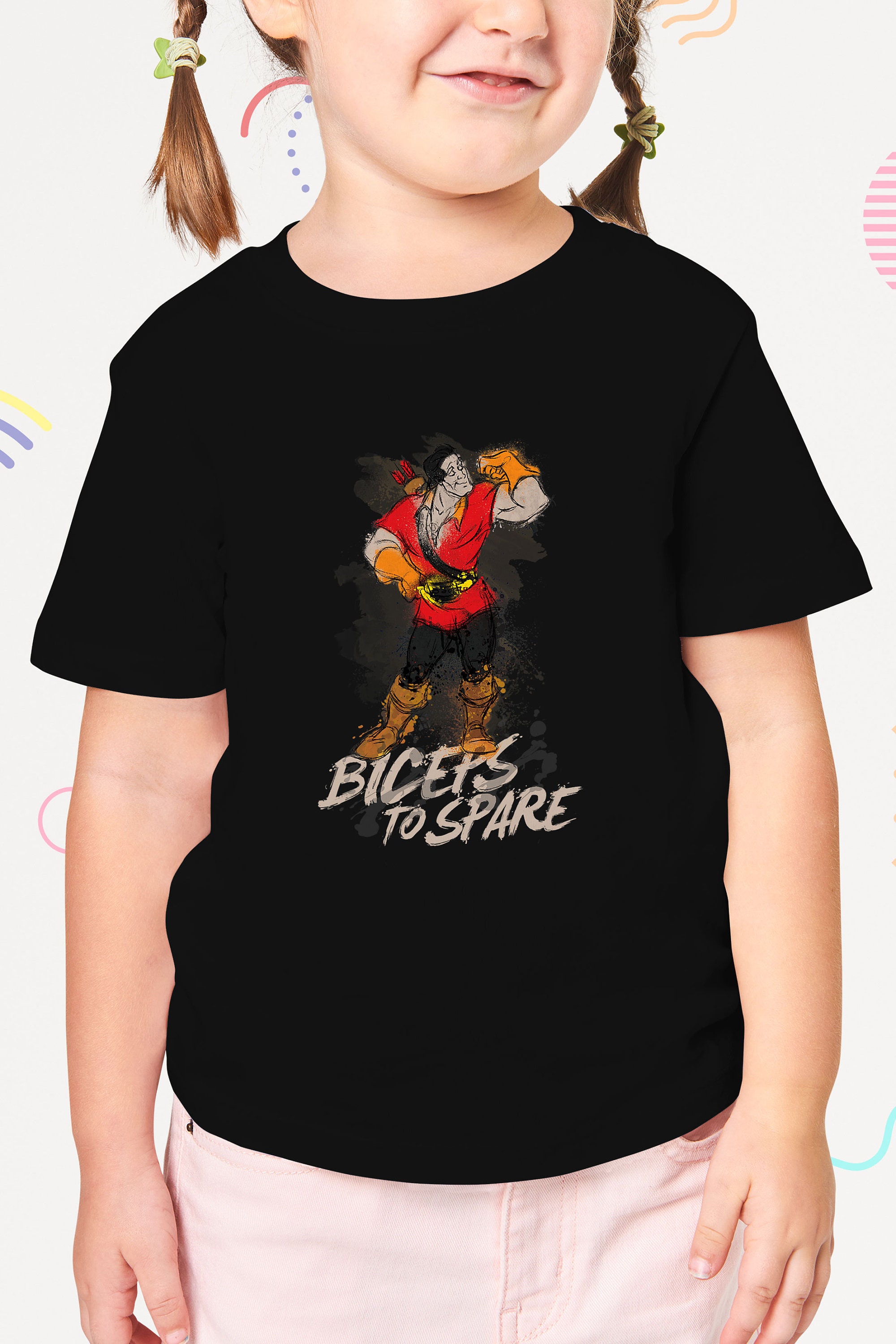 Beauty and the Beast Gaston Biceps to Spare Shirt Walt Disney World ...