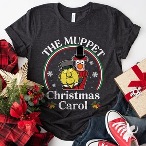 The Muppet Christmas Carol Bunsen Honeydew and Beaker Retro Shirt ...
