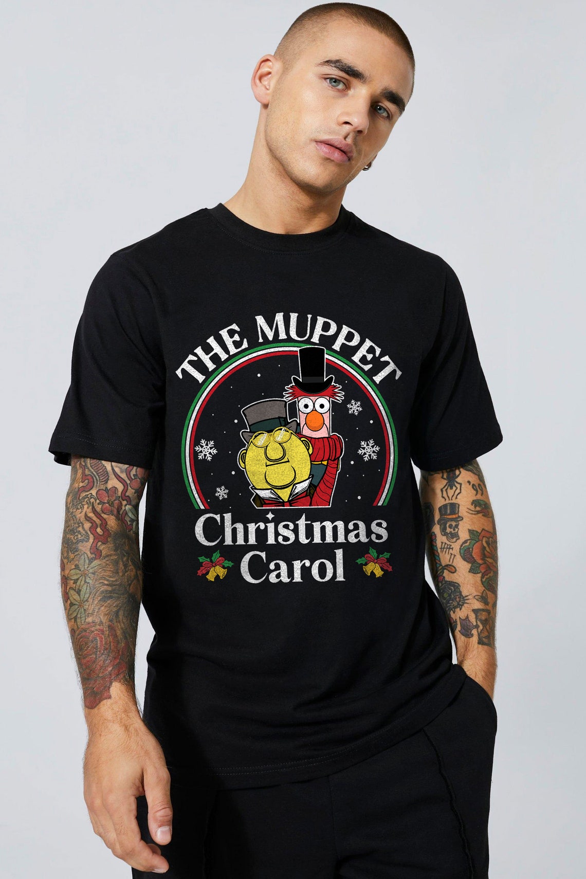 The Muppet Christmas Carol Bunsen Honeydew and Beaker Retro Shirt ...